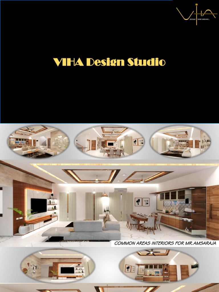 VIHA Design Studio Interior Projects | PDF