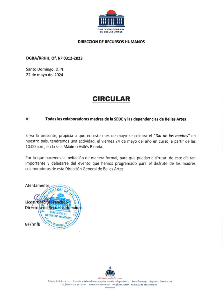 Circular 0312 2024 | PDF