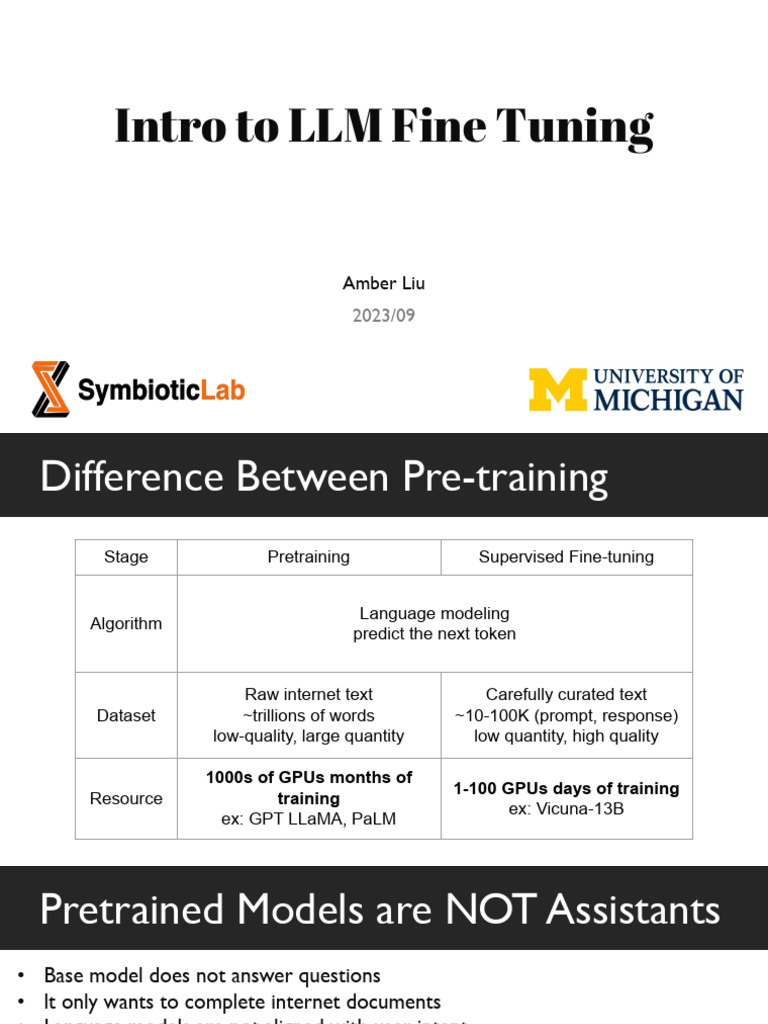 LLM Fine Tuning | PDF | Artificial Intelligence | Intelligence (AI) & Semantics