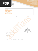 Triangles CBSE PYQ WORKSHEET | PDF | Triangle | Euclid