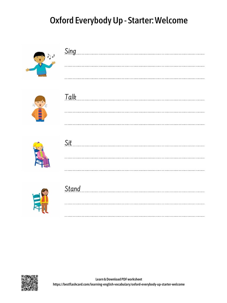 worksheet starter welcome | PDF