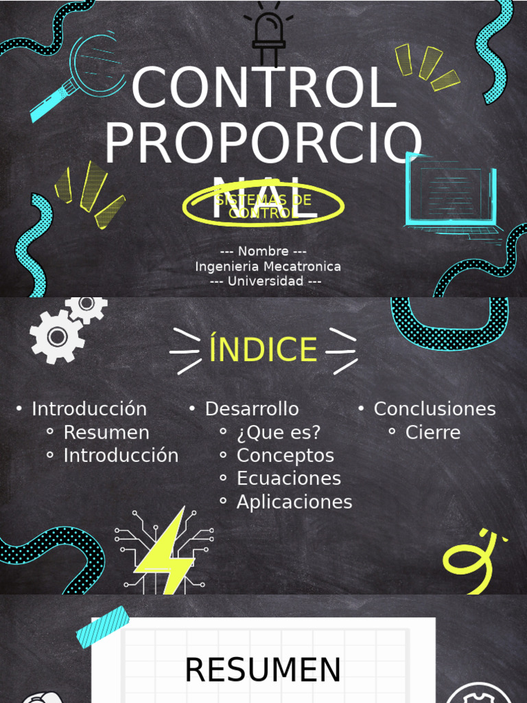 1 Presentación de Controlador Proporcional | PDF