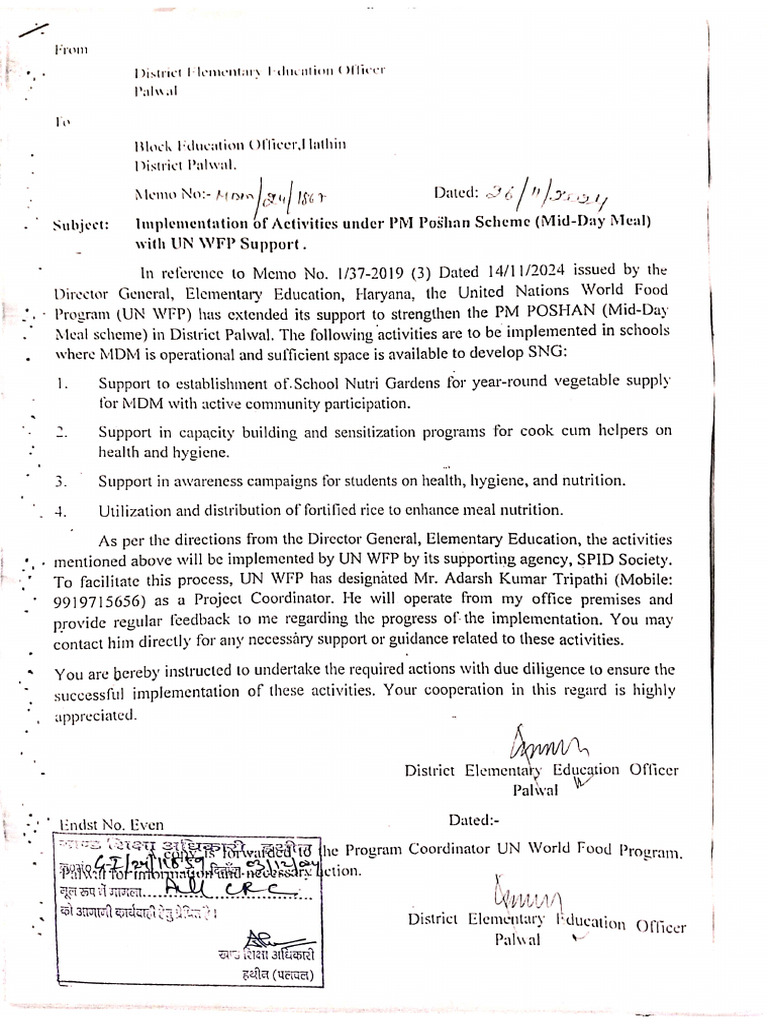 PM Poshan Scheme | PDF