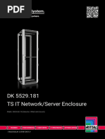 Datasheet - Rittal 42U Server Cabinet | PDF | Door | Sheet Metal