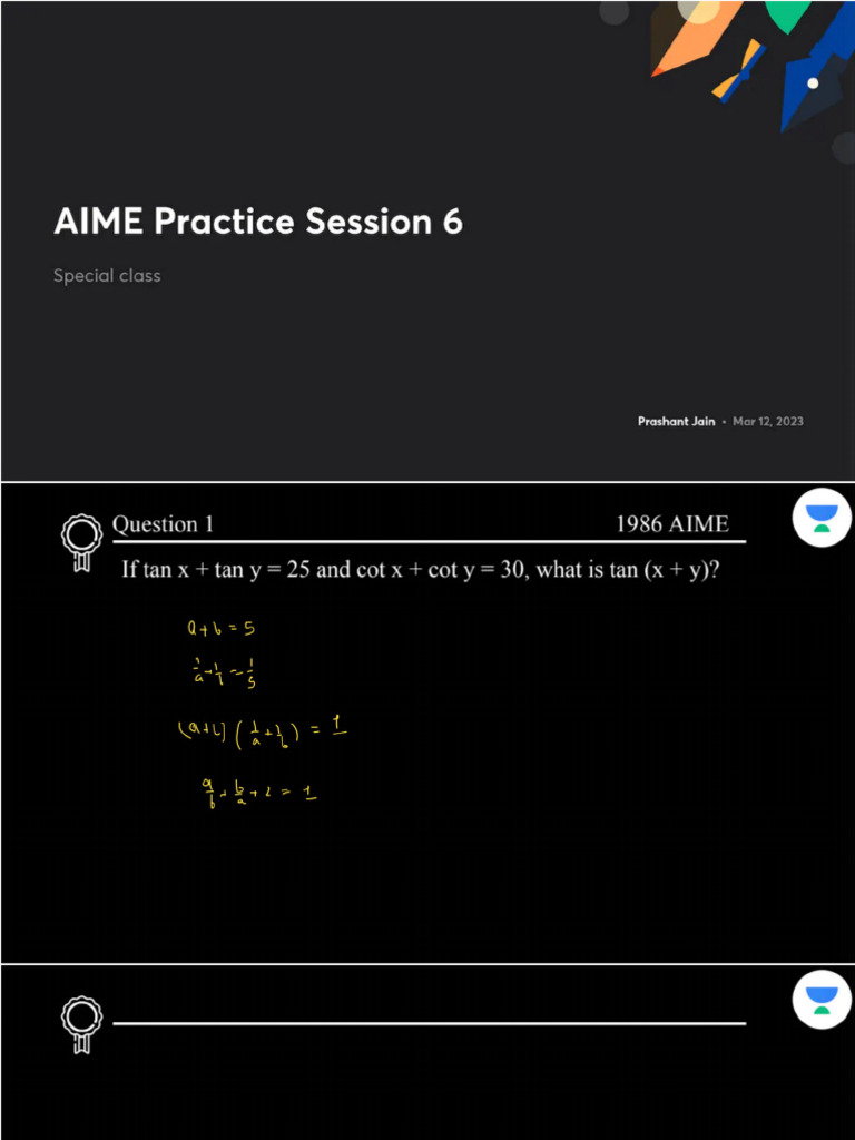 AIME_Practice_Session_6_with_anno | PDF