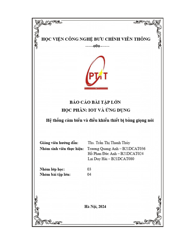 Bao Cao Iot | PDF