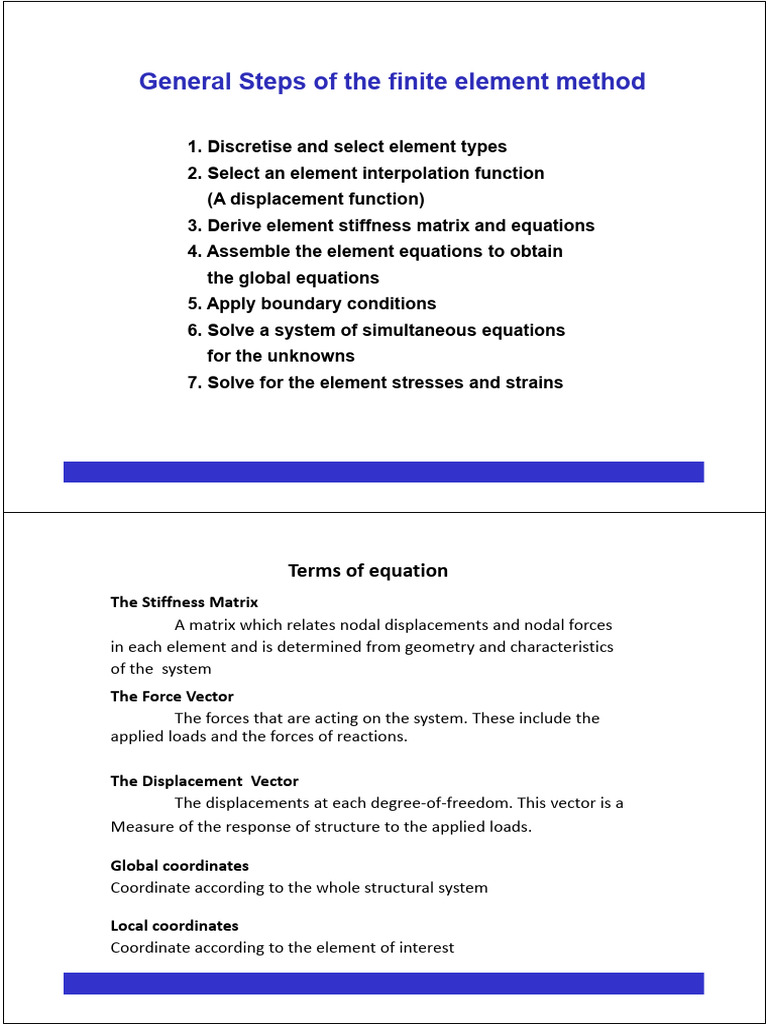 2_Direct stiffness method and Spring element | PDF | Finite Element ... 2_Direct stiffness method and Spring element | PDF | Finite Element ...