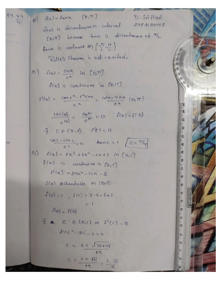 Maths Assignment | PDF