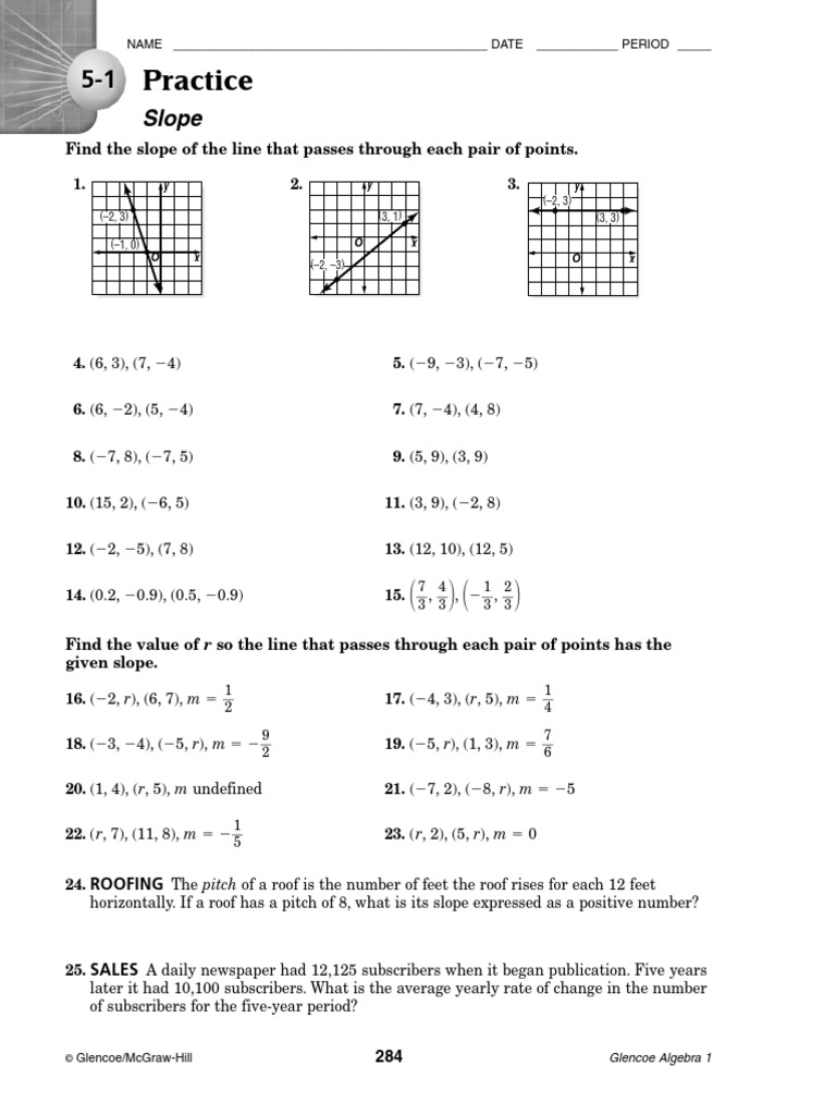 ALG 1 CH 5 practice | PDF | Equations | Mathematics