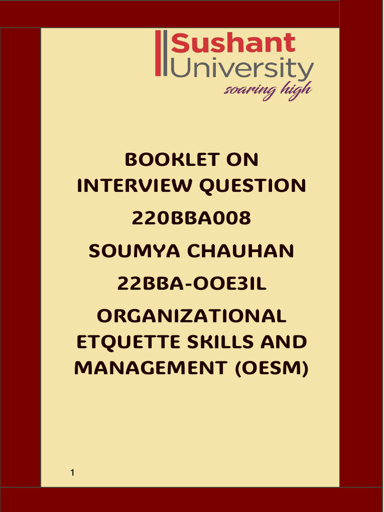 220BBA008 - Soumya - Booklet | PDF | Inflation | Employment