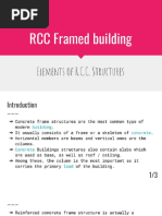 RCC Frame Structure and Plinth Beams | PDF | Column | Beam (Structure)