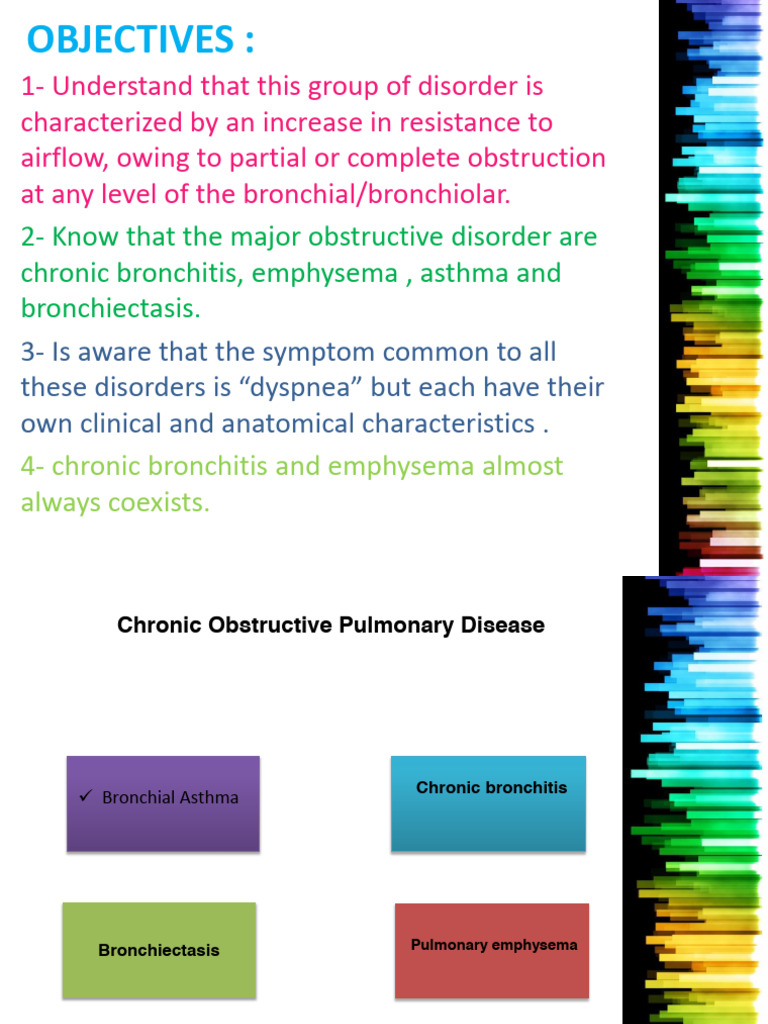 Lecture 2 COPD Final | PDF | Chronic Obstructive Pulmonary Disease | Lung