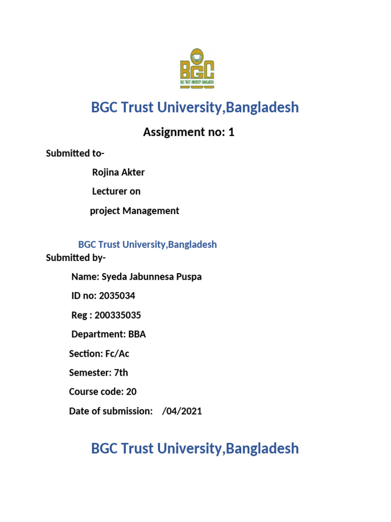 Assignment Cover Page - Sajad | PDF