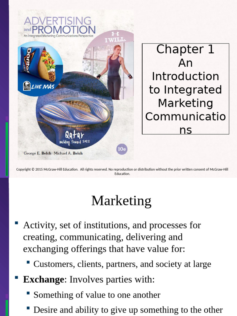 IMC 01 An Introduction To Integrated Marketing Communications | PDF ...