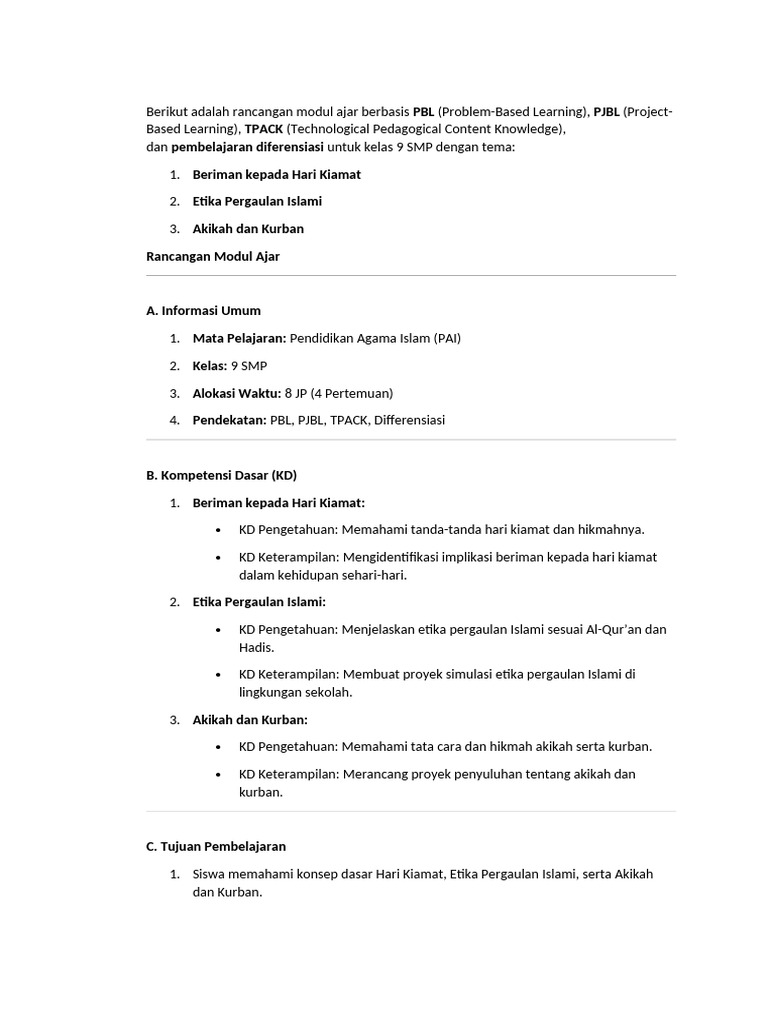 Gambaran MA TPACK, PBL, PJBL, DPT | PDF