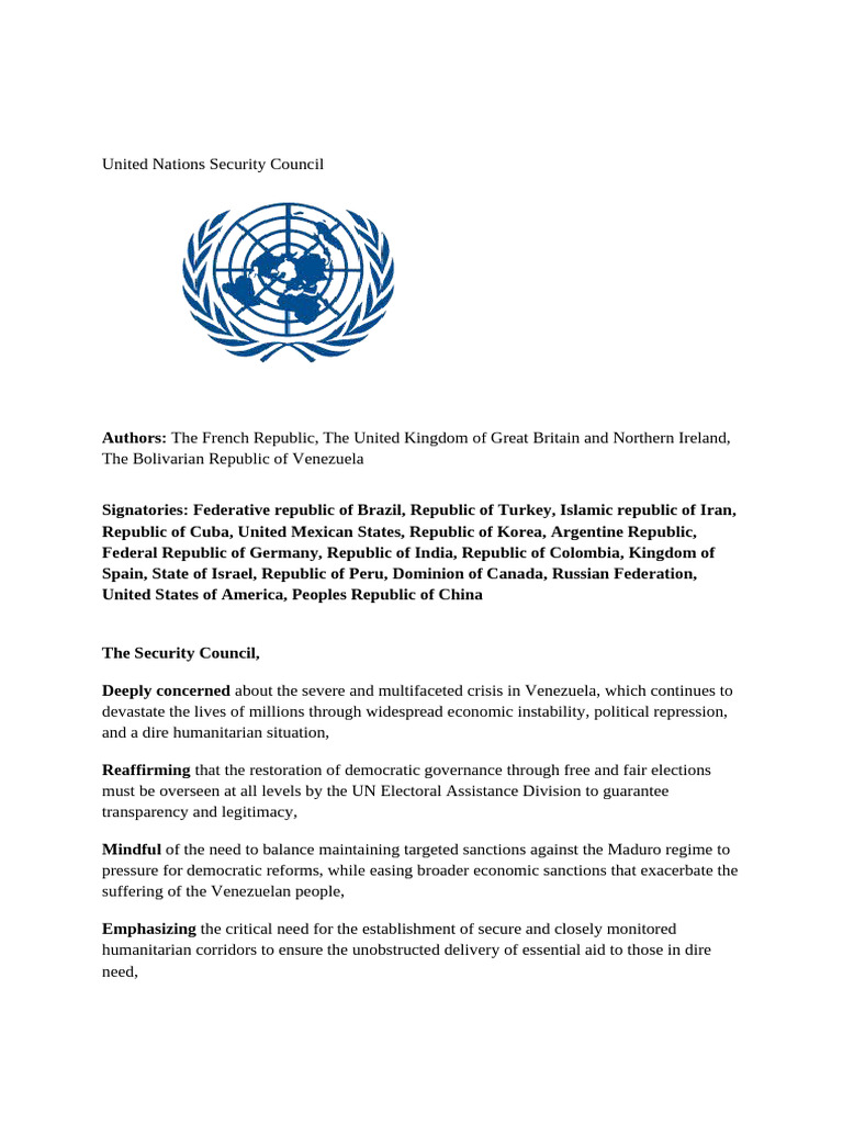 Venenzuela | PDF | Venezuela | International Relations