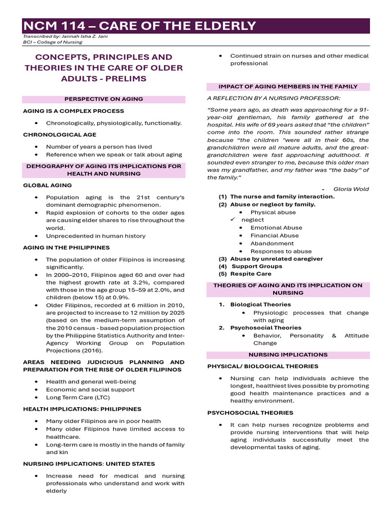 114 Geria Transes | PDF | Palliative Care | Hospice