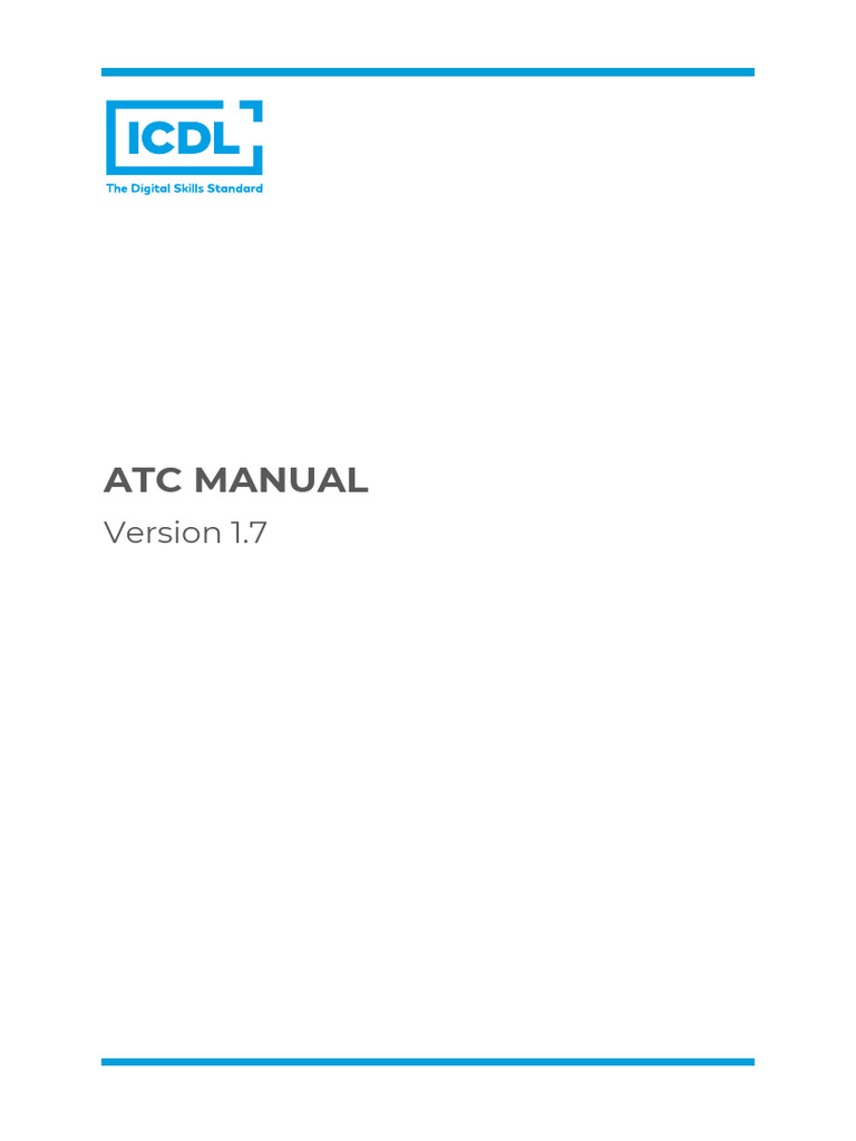 ATC Manual v1.7 240822 | PDF | Privacy | Quality Assurance