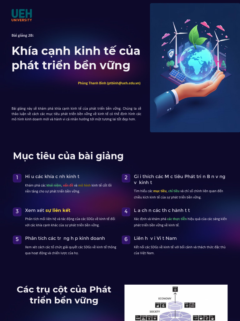 Bai-giang-2B-Khia-canh-kinh-te-cua-PTBV - SDGs 9, 10, 12 | PDF