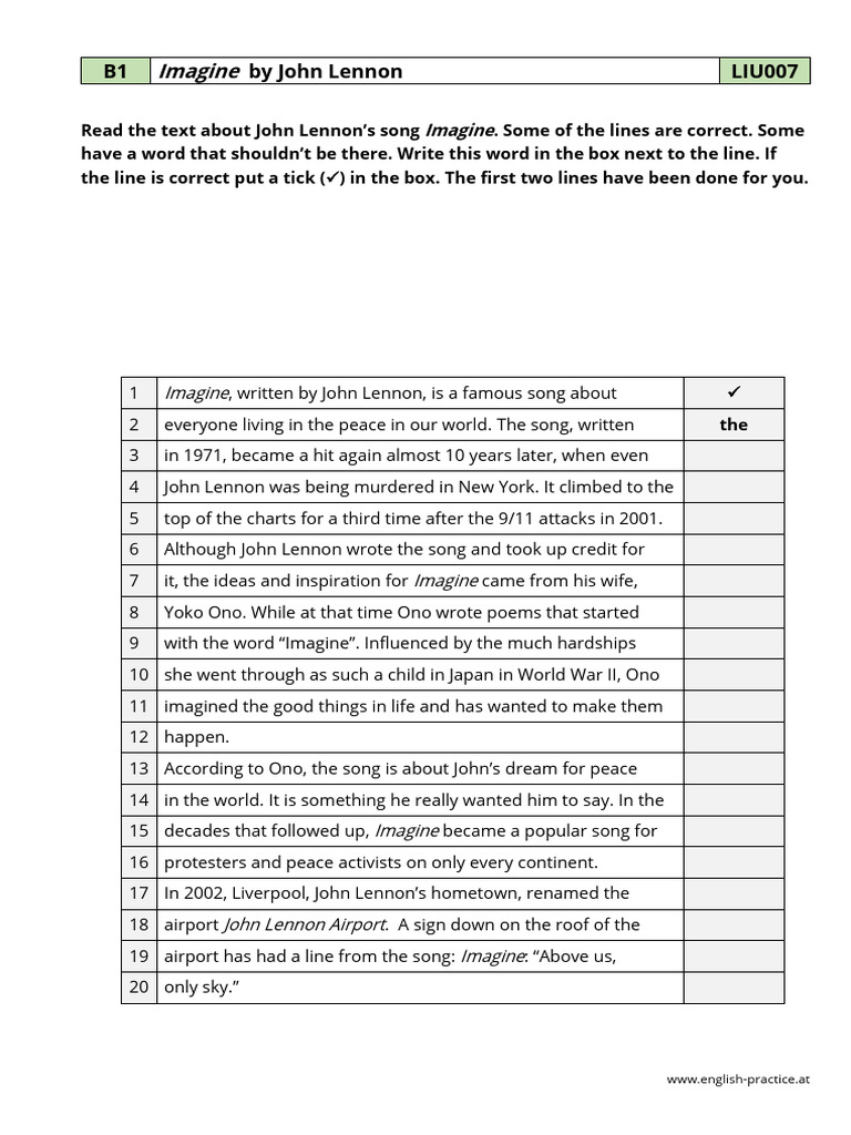 Liu007 Imagine John Lennon | PDF | John Lennon | Yoko Ono