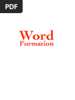 Word Formation Exercises B1 Level | PDF