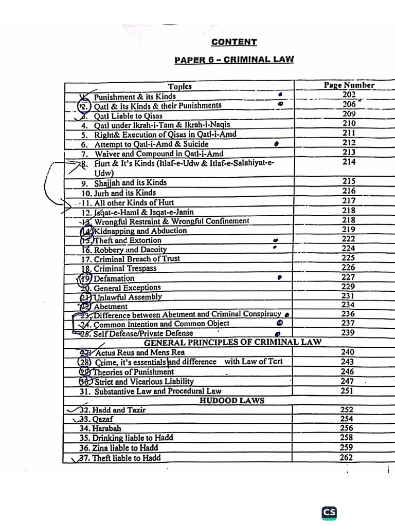 Criminal law part 1 | PDF