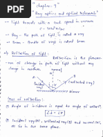 Ray Optics Formula Sheet | PDF