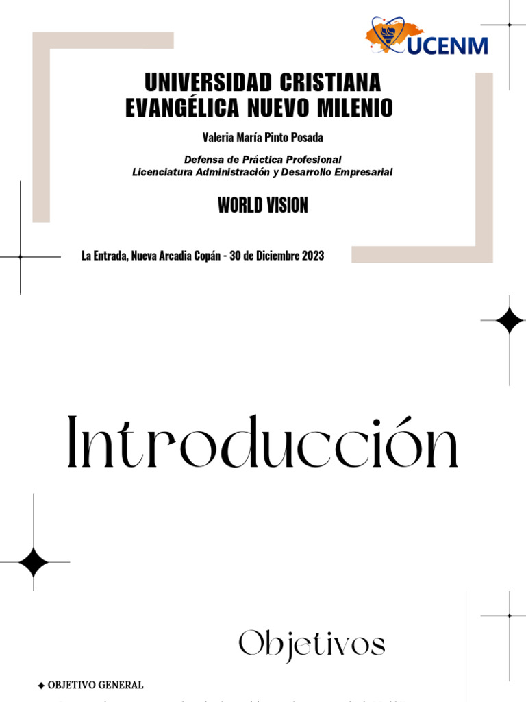 DEFENSA ACTUAL - VMPP | PDF | Iniciativa empresarial | World Vision ...