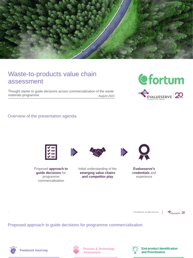 Waste-to-Products Value Chain Assessment | PDF | Waste Management ...