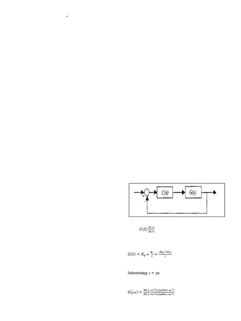Calculation of Stable Controller Values for Single Area Isolated Power System using Boundary ...
