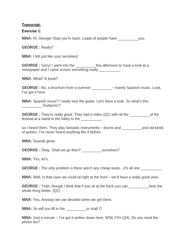 Transcript lesson 3 | PDF | Patient | Pharmacy