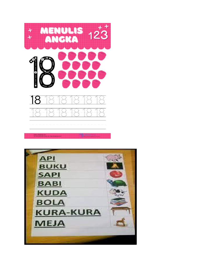 menebalkan angka 18 | PDF