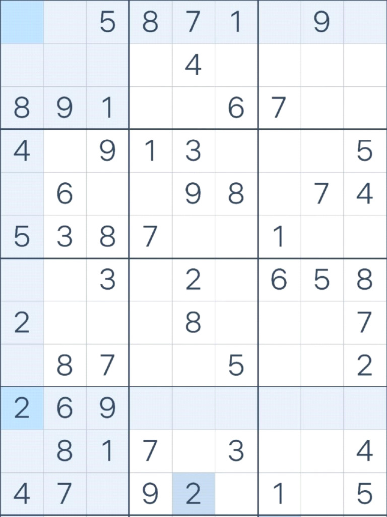 sudoku questions for fun and math | PDF