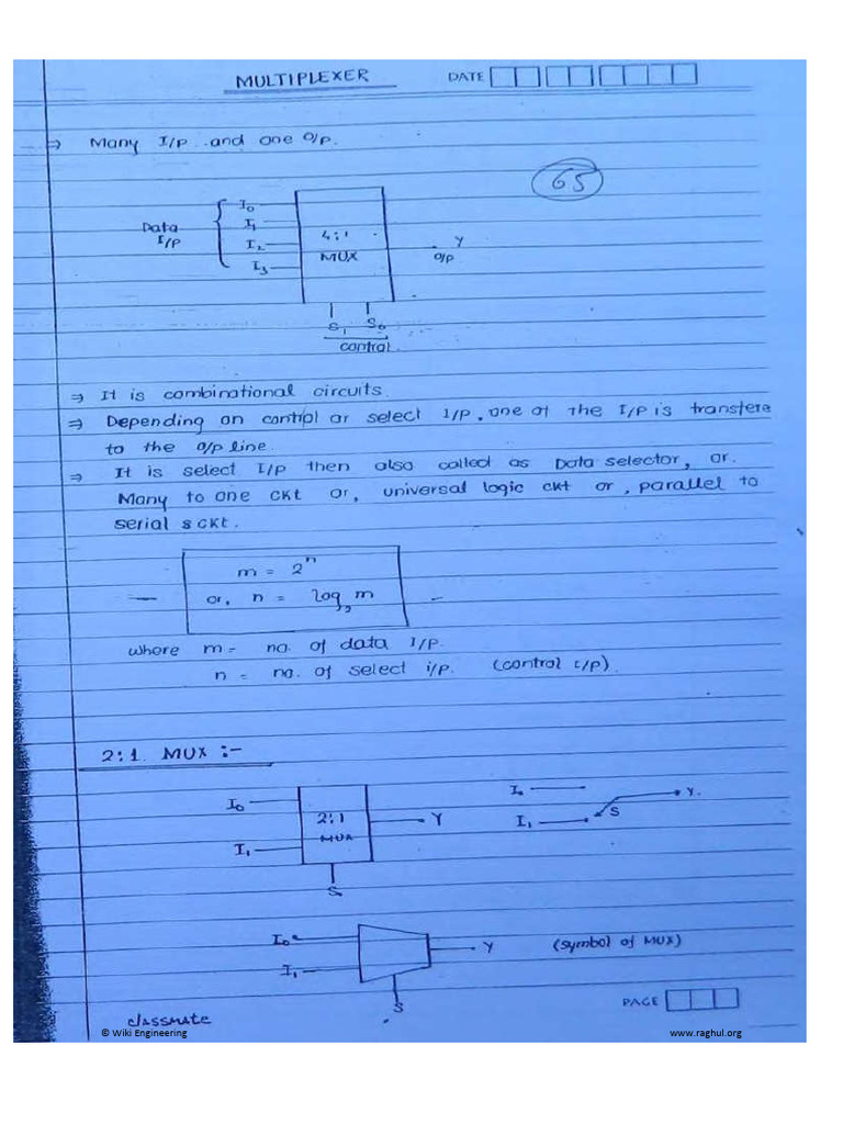 Unit 2 Mux, Demux | PDF