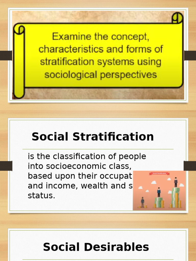 UCSP 12 Quarter 2 Lesson 3 Stratificaion System | PDF | Social ...