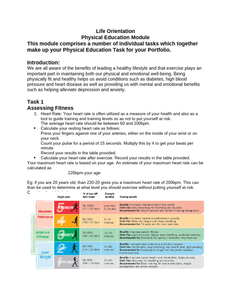 Grade 12 Phys Ed (2) | PDF | Body Mass Index | Strength Training