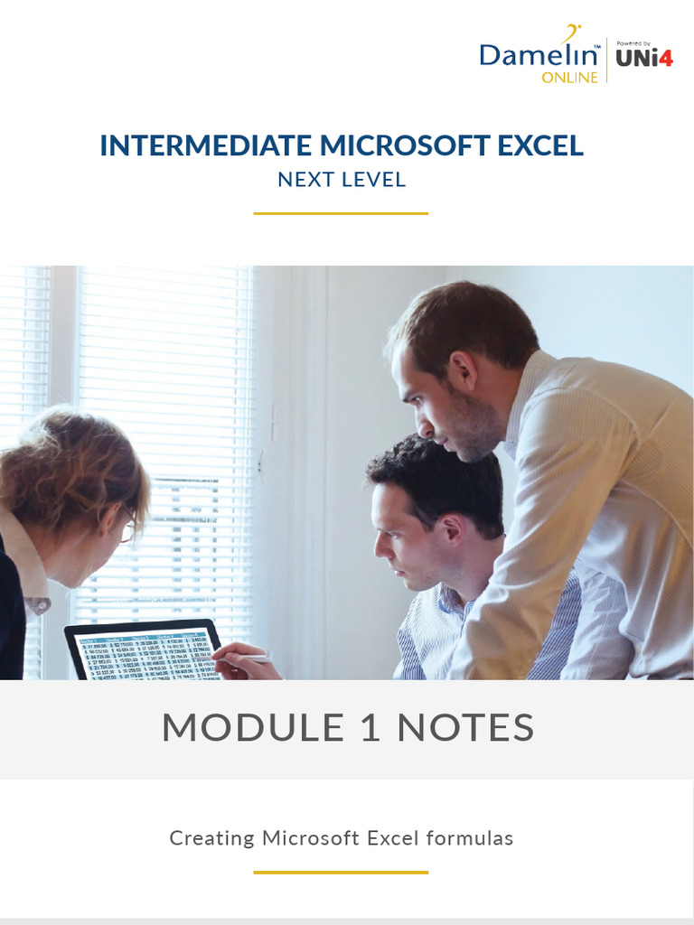 Excel Formulas: Intermediate Guide | PDF | Microsoft Excel | Spreadsheet