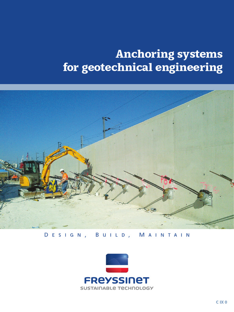 Brochure Freyssinet Anchoring Systems For Geotechnical Engineering 1 | PDF | Deep Foundation ...
