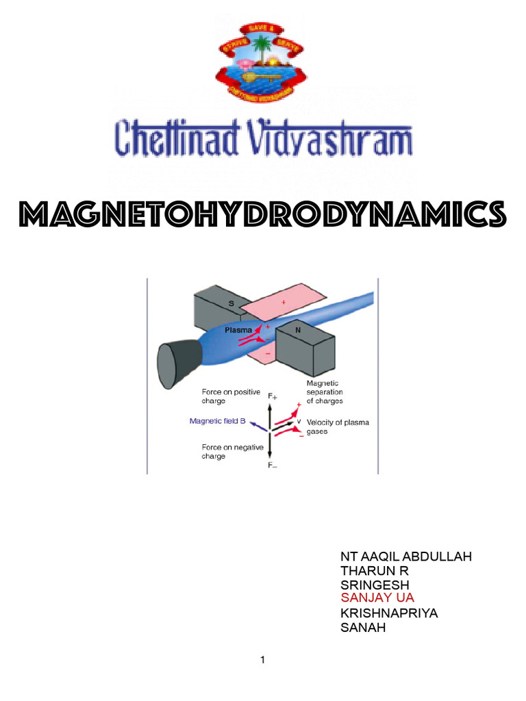 MAGNETOHYDRODYNAMICS (1) (3) | PDF | Magnetohydrodynamics | Materials ...