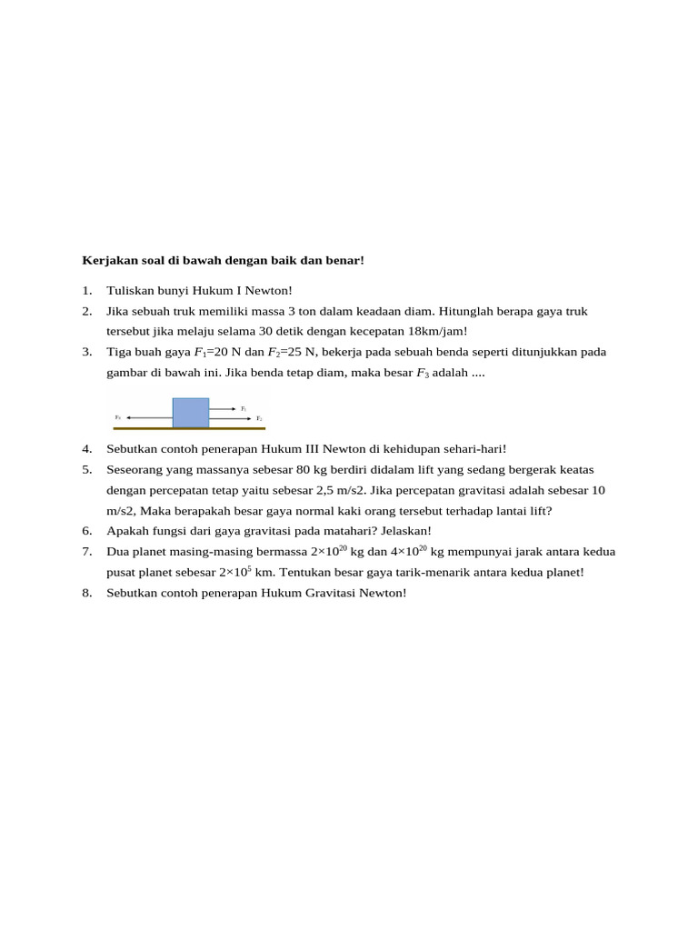 Fisika - PKN Pas 2 | PDF