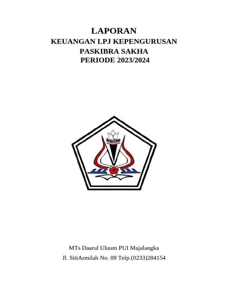 Proposal Laporan Keuangan LPJ Paskibra 3 | PDF