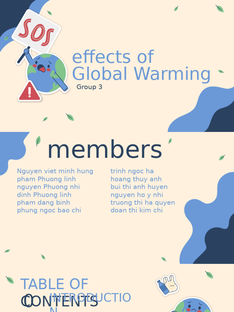 Causes of Global Warming | PDF