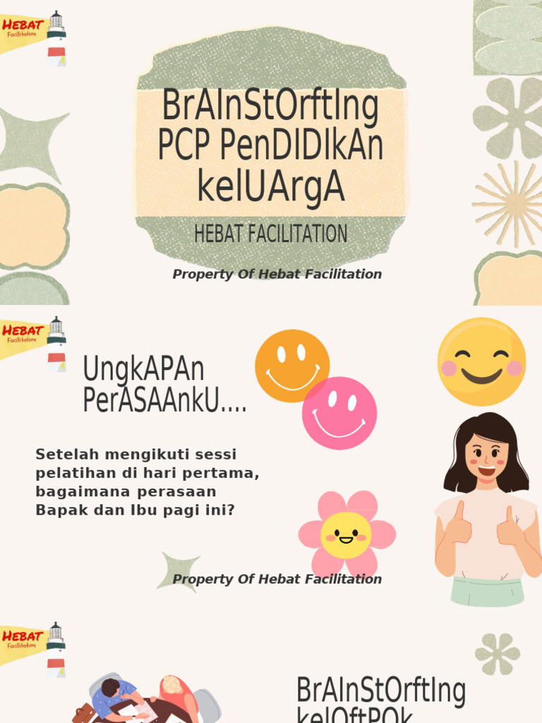Brainstorming PCP Pendidikan keluarga | PDF