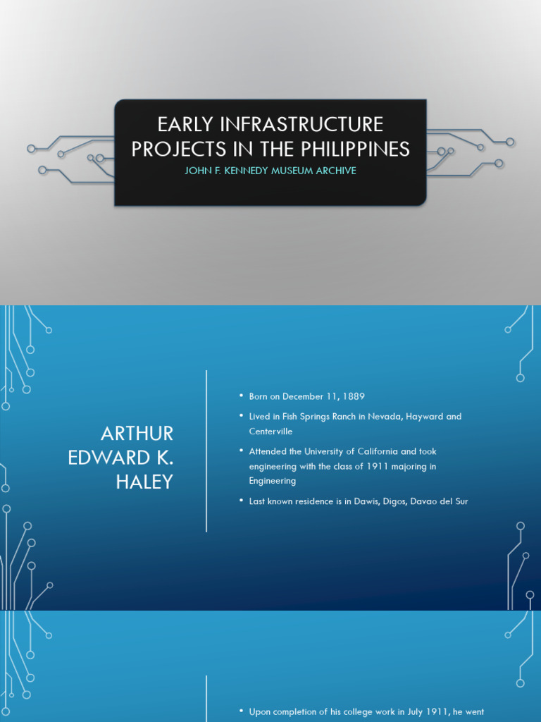 Early Infrastructure Projects in the Philippines | PDF | Mindanao ...
