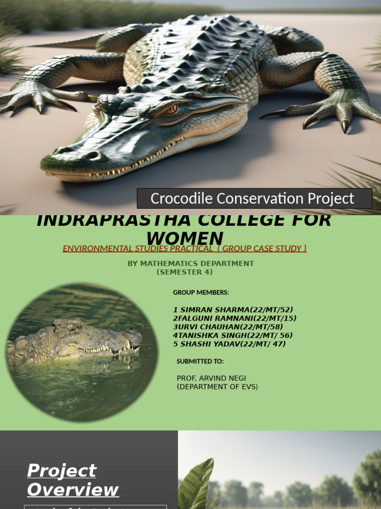 Crocodile Conservation Project (1) - Read-Only-1 | PDF | Conservation ...