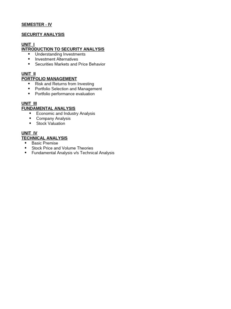 Security Analysis Pdf