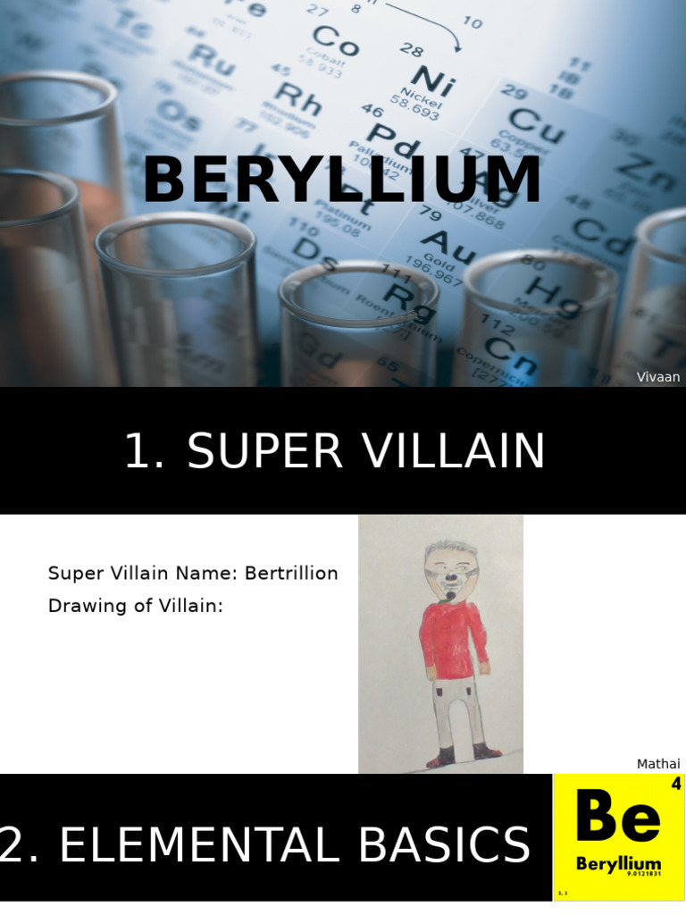 Beryllium | PDF | Chemical Elements | Metallic Elements