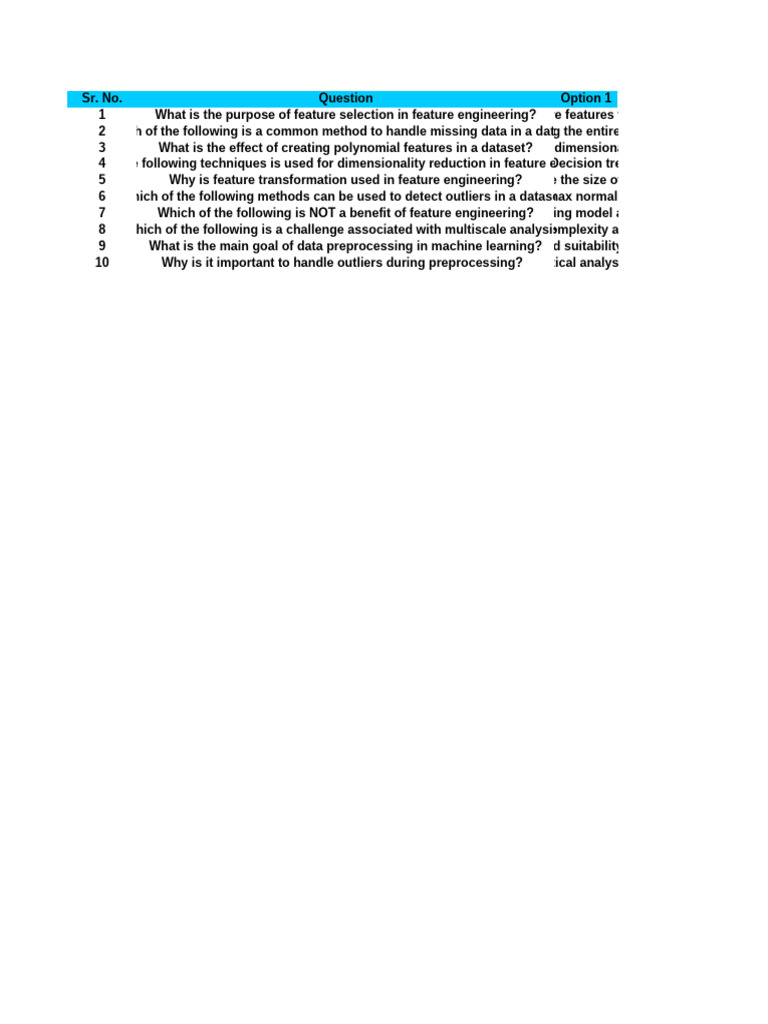 Quiz 2 | PDF | Principal Component Analysis | Applied Mathematics