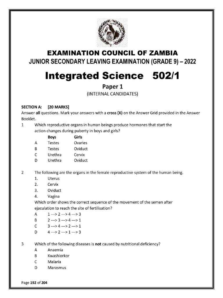 Science 2022 P1 | PDF