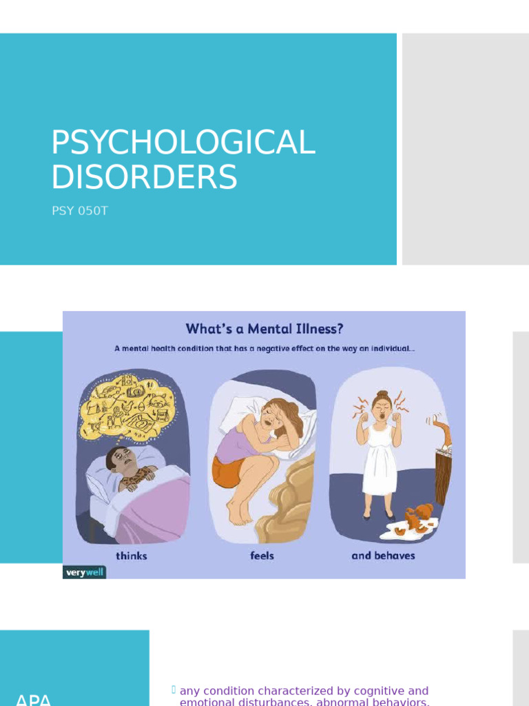 Overview of Psychological Disorders | PDF | Personality Disorder ...